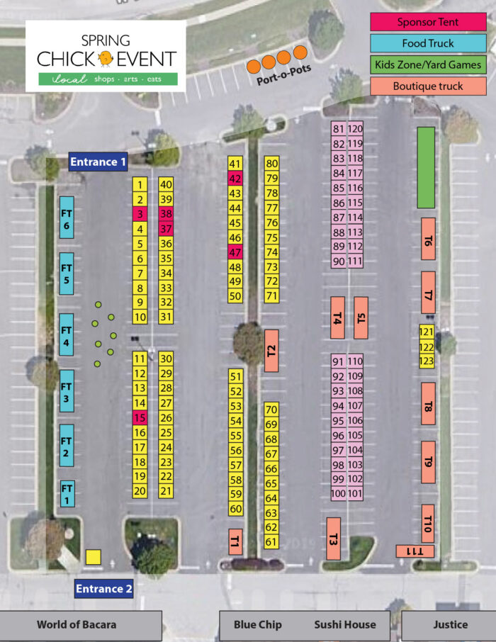 Vendor List & Event Map - Farfalla Events